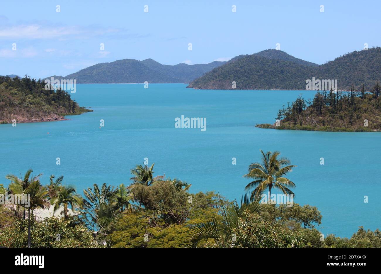 Shute Harbour, near Airlie Beach, along the Whitsunday Coast ...