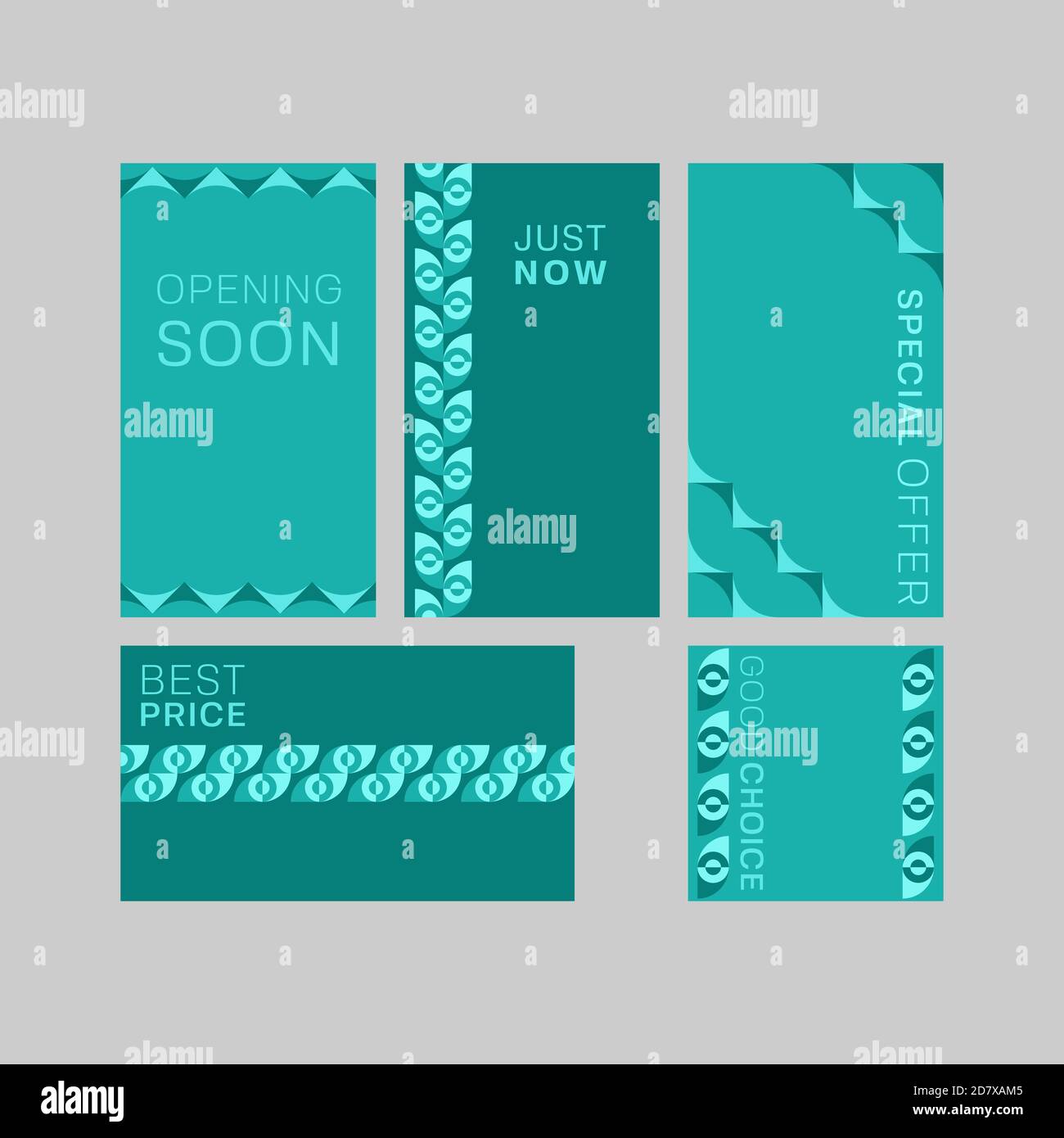 Modern decorative vector frames. Editable design templates for web ...