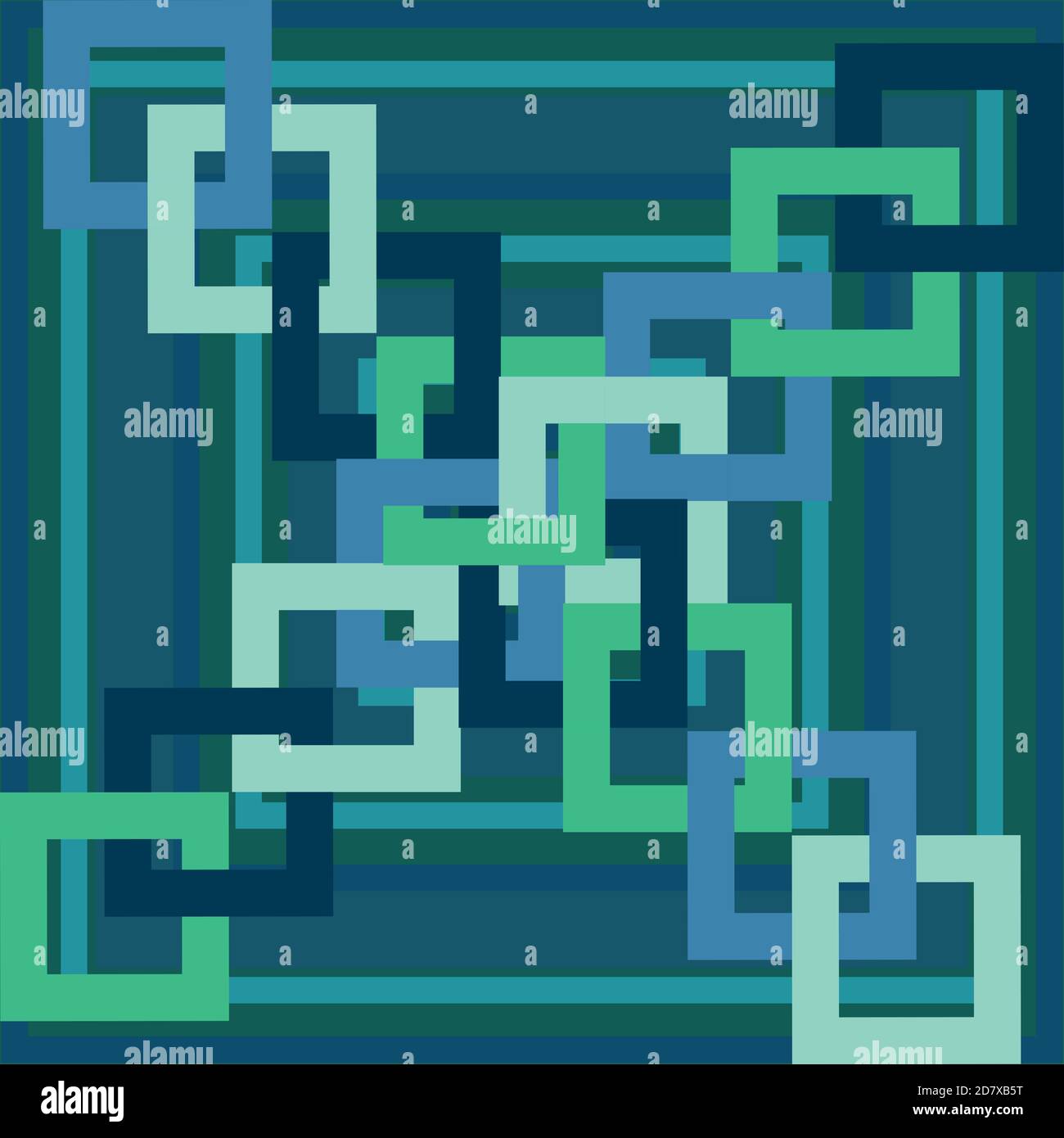 An abstract overlapping block shape pattern background image Stock ...