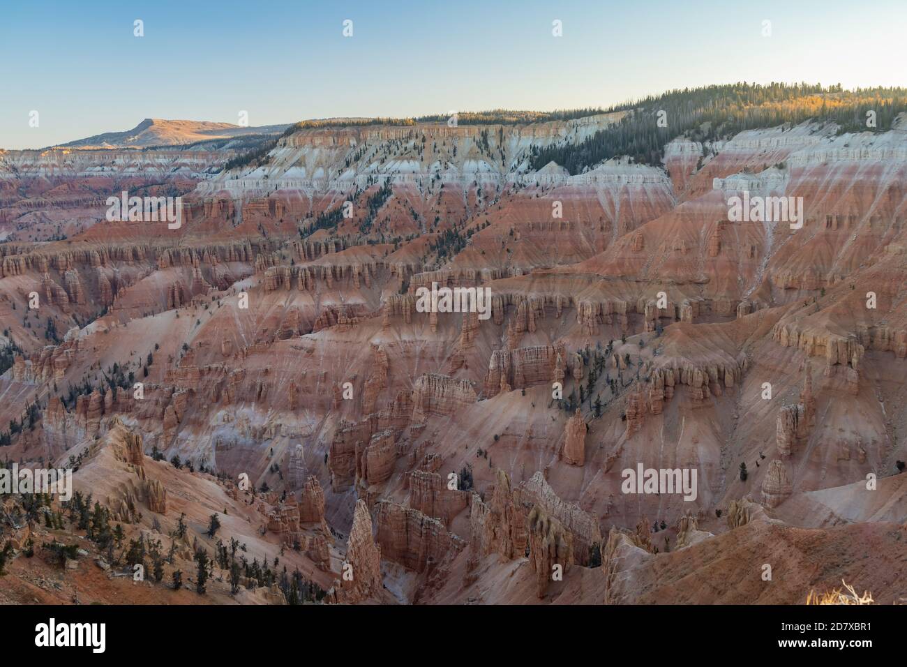 Beautiful sunrise landscape from the Point Supreme Overlook at Cedar ...