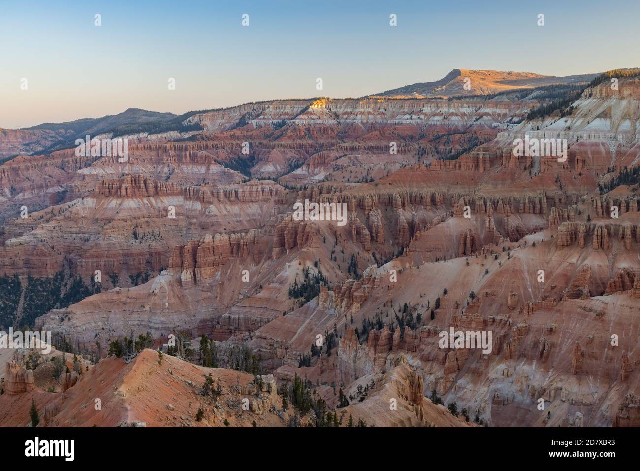 Beautiful sunrise landscape from the Point Supreme Overlook at Cedar ...