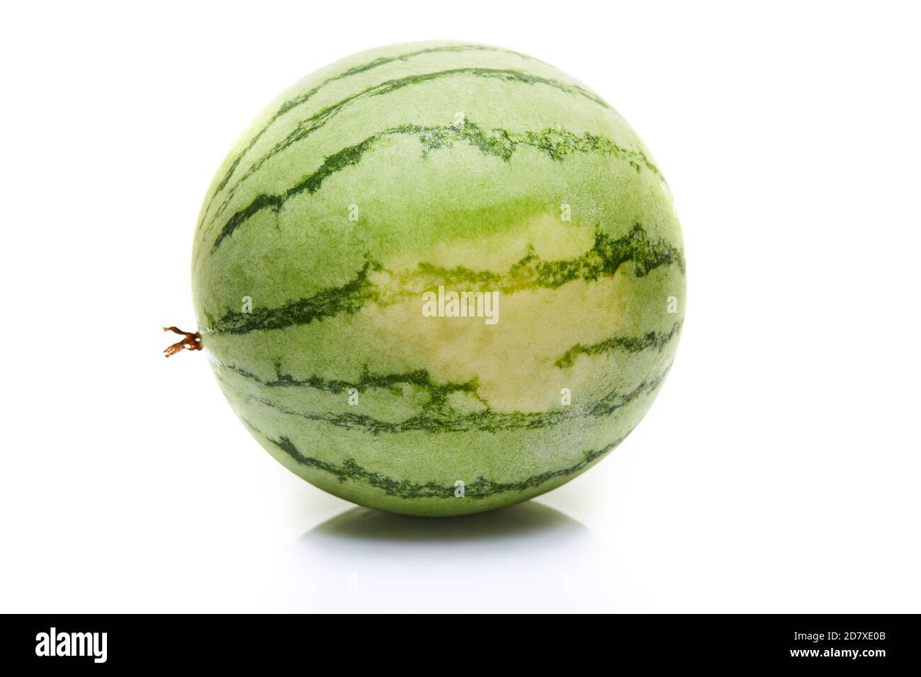 Ripe Mini watermelon isolated on white background Stock Photo - Alamy