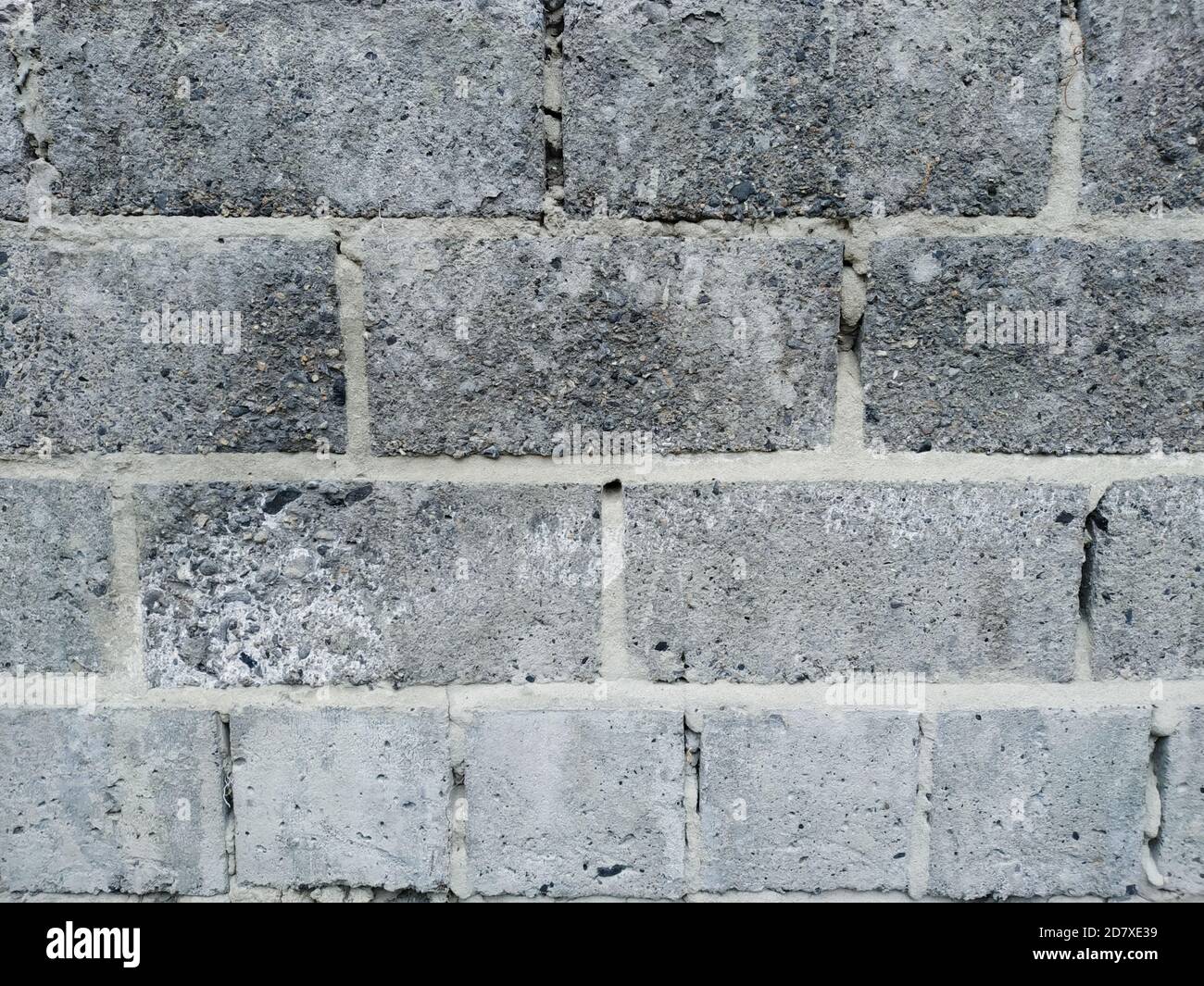 cinder block wall background, brick texture. Place for the text. Life ...
