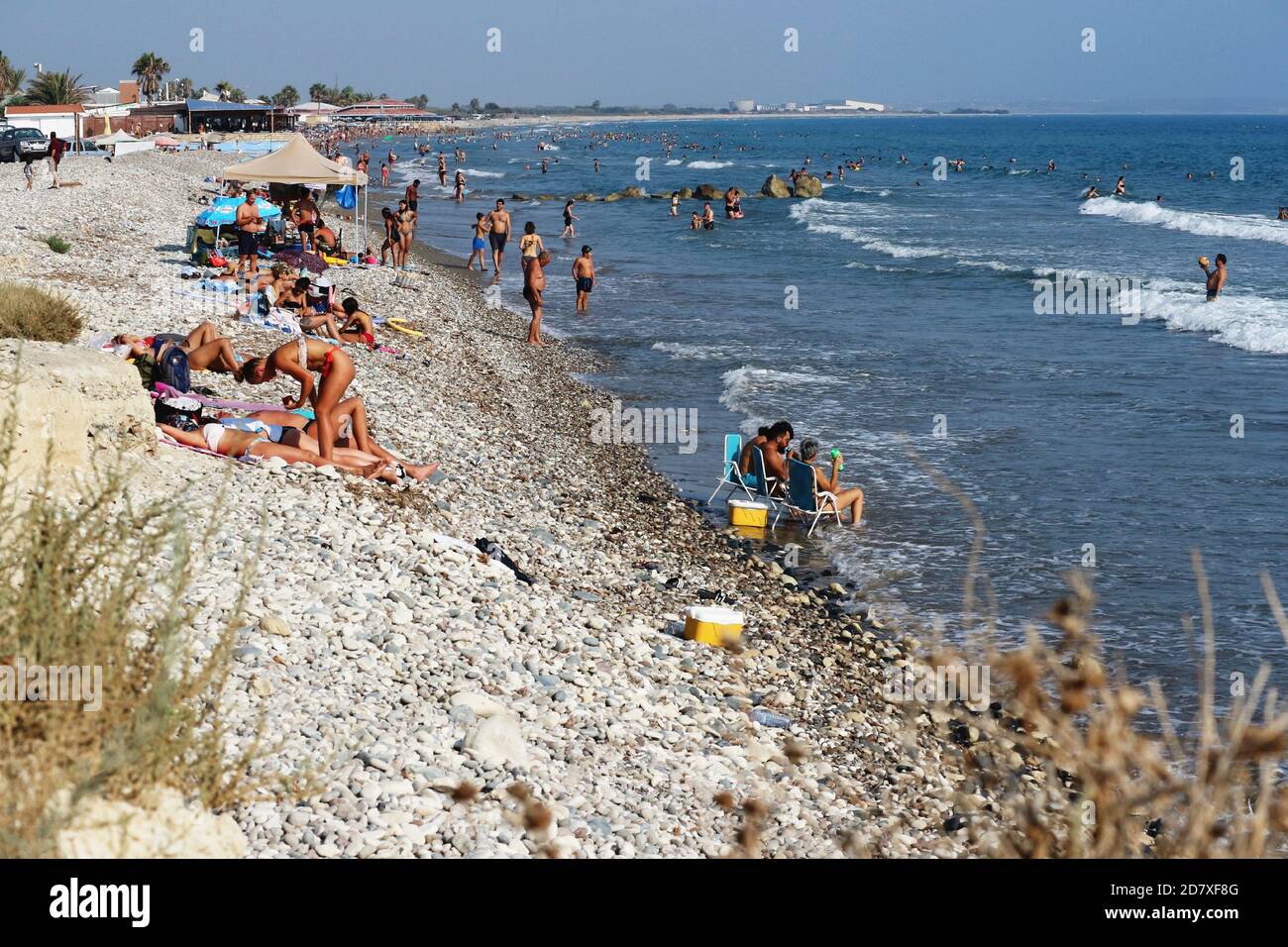 Kourion Beach in Limassol, Cyprus Stock Photo - Alamy