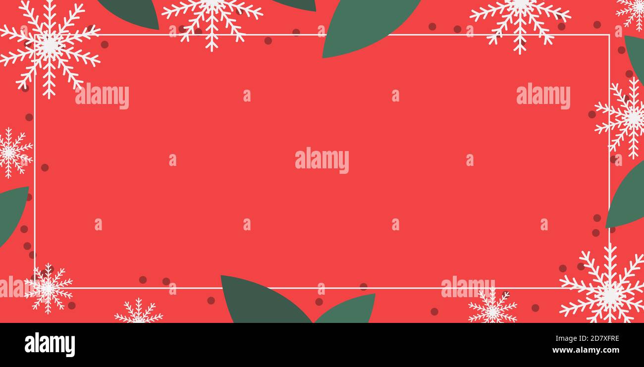 Christmas Winter Red Color Stylish Background Design Vector Template ...