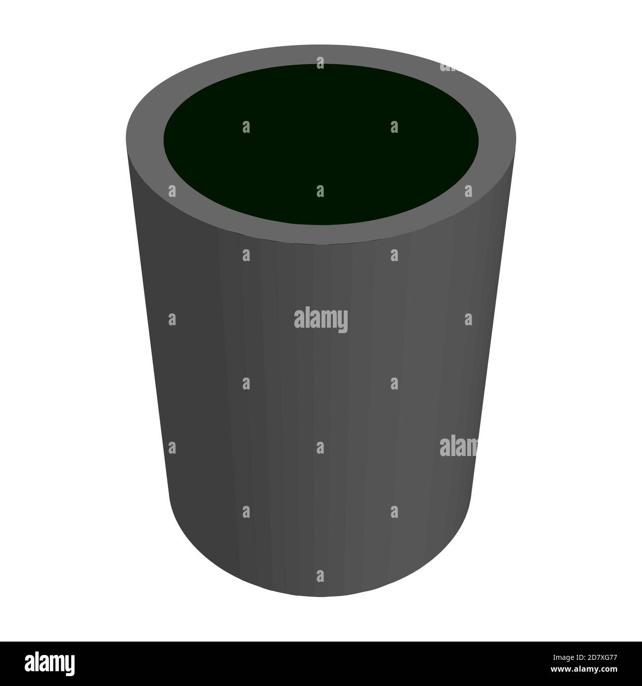 Concrete trash can Stock Vector Images - Alamy