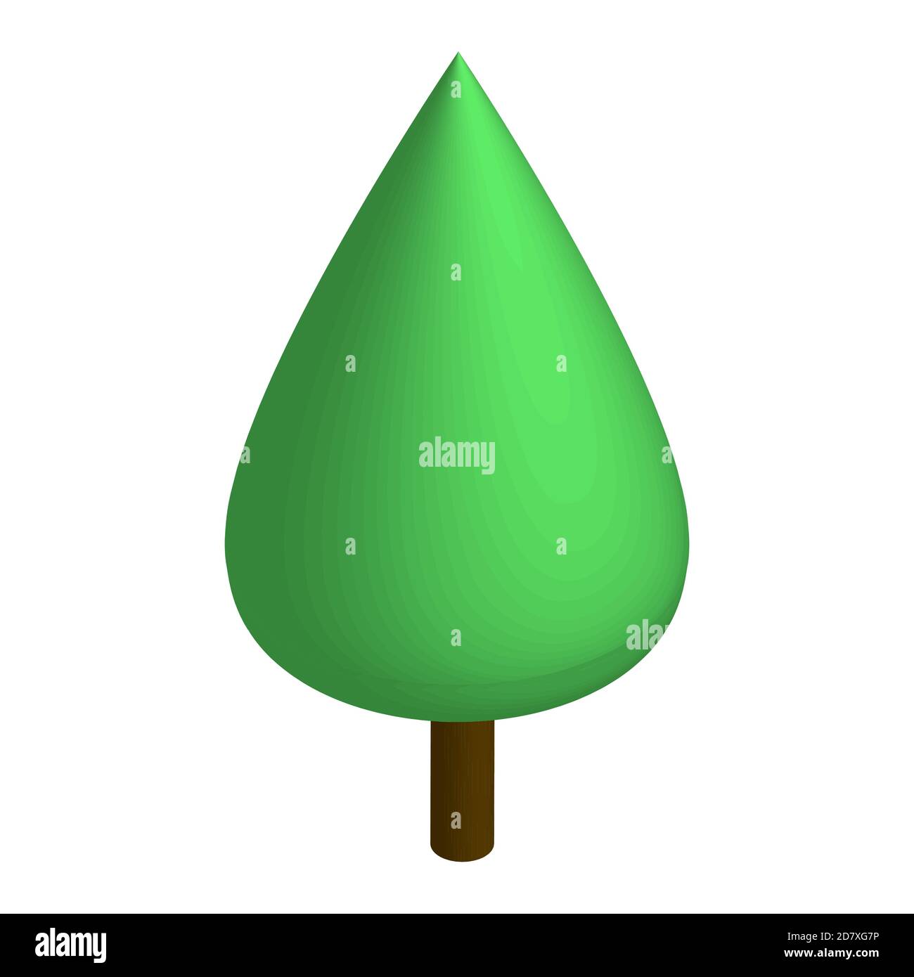 Tree trunk on empty Stock Vector Images - Alamy
