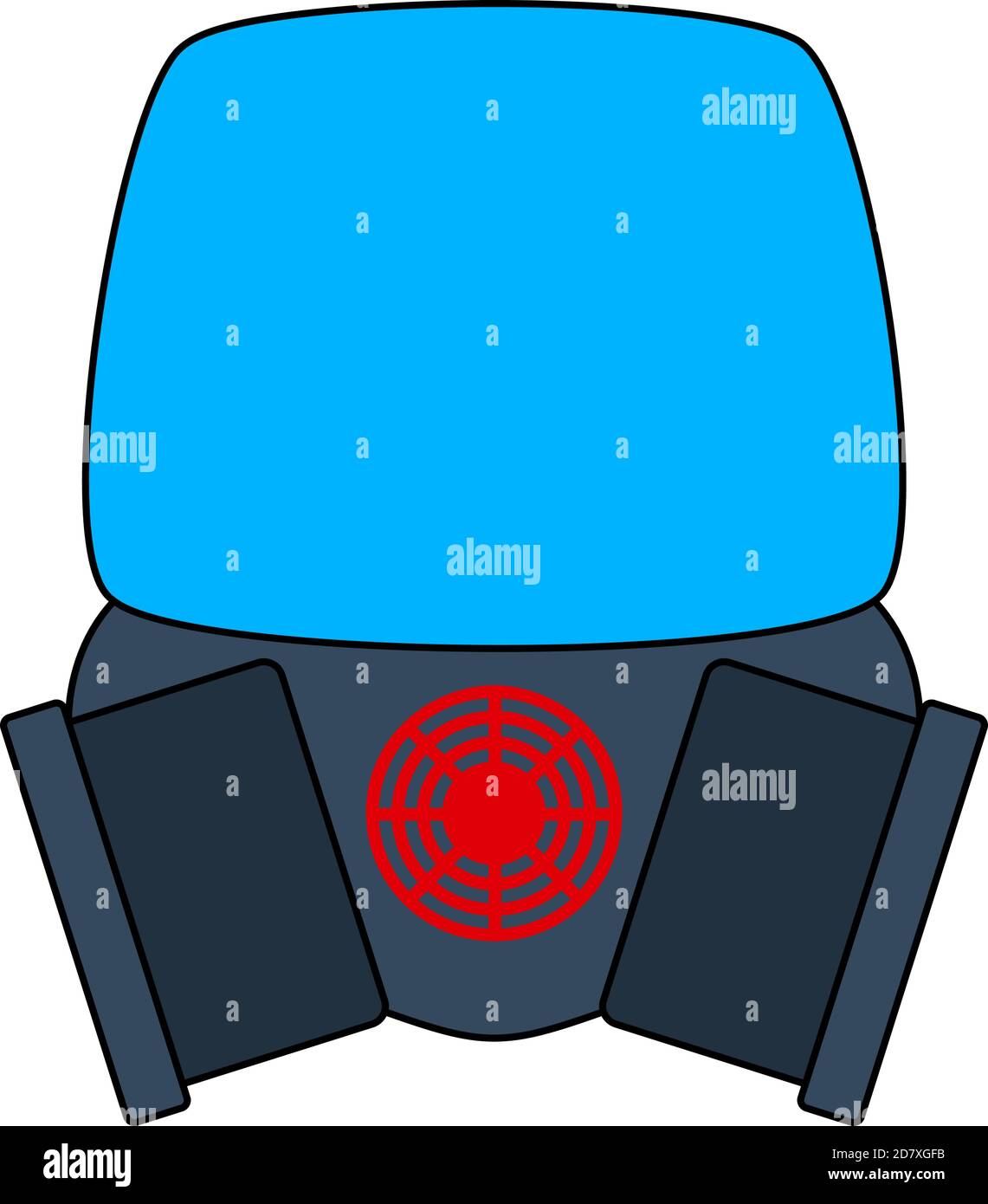 Fire Mask Icon. Editable Outline With Color Fill Design. Vector ...