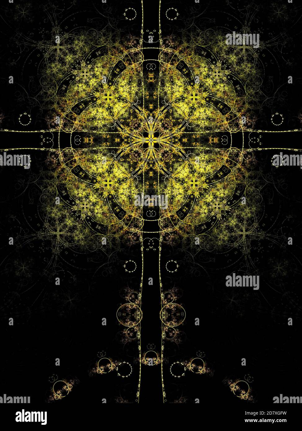 Gothic / Medieval Cross Abstract Design Stock Photo - Alamy