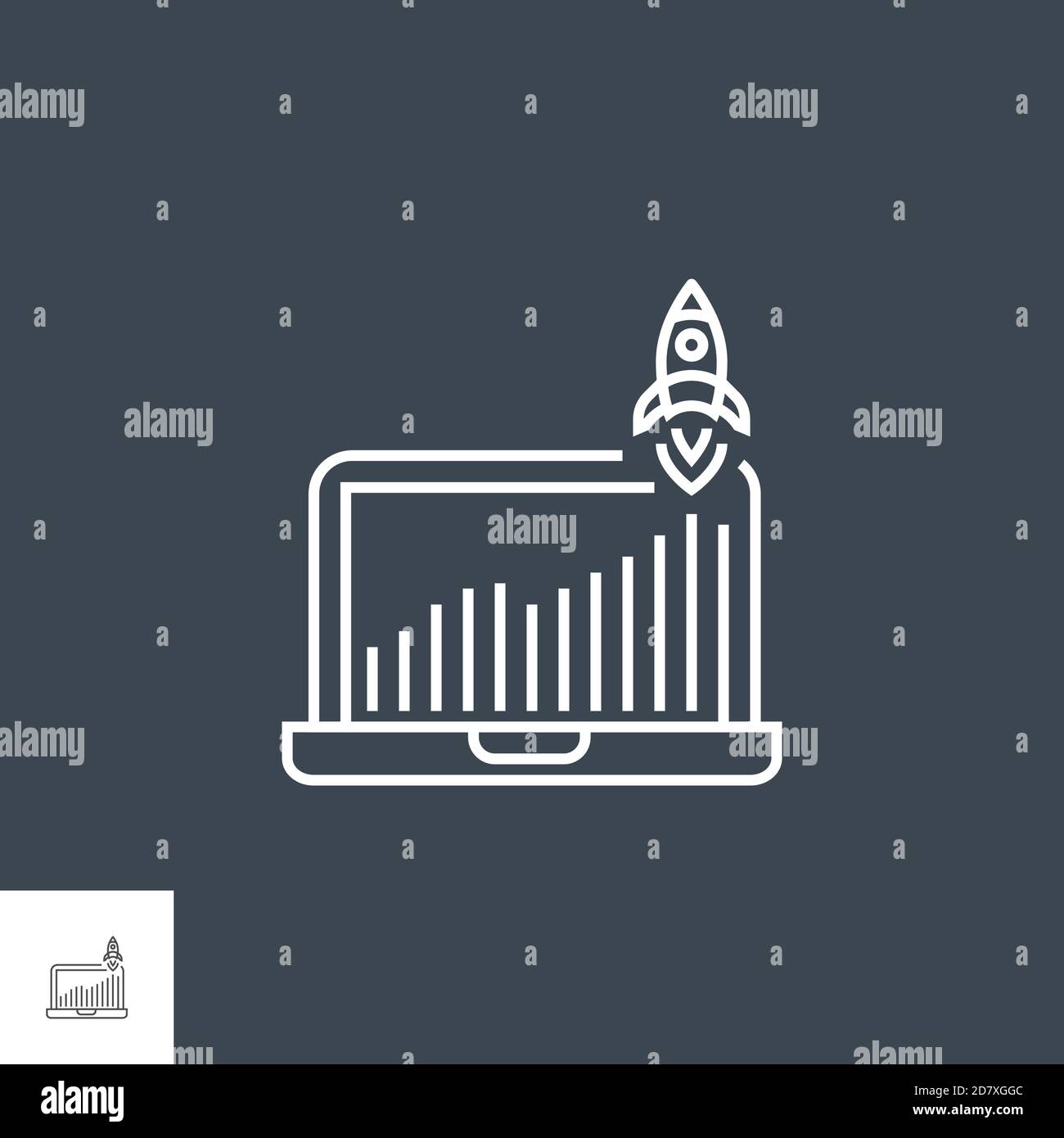 Growth Traffic Line Icon Stock Vector Image & Art - Alamy