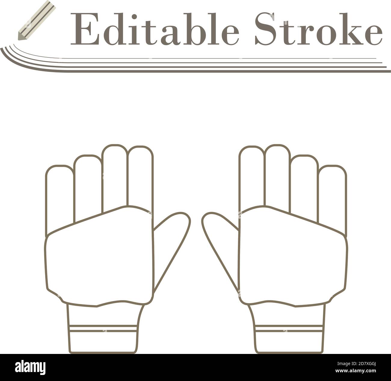 Cricket hands Stock Vector Images - Alamy