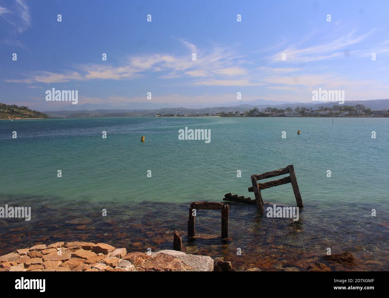 Beautiful sea at Knysna, South Africa Stock Photo - Alamy