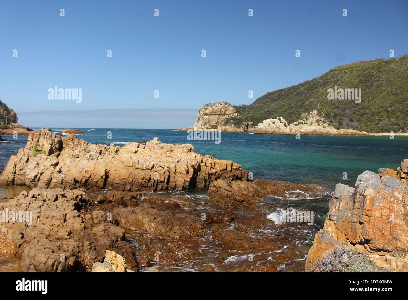 Beautiful sea at Knysna, South Africa Stock Photo - Alamy