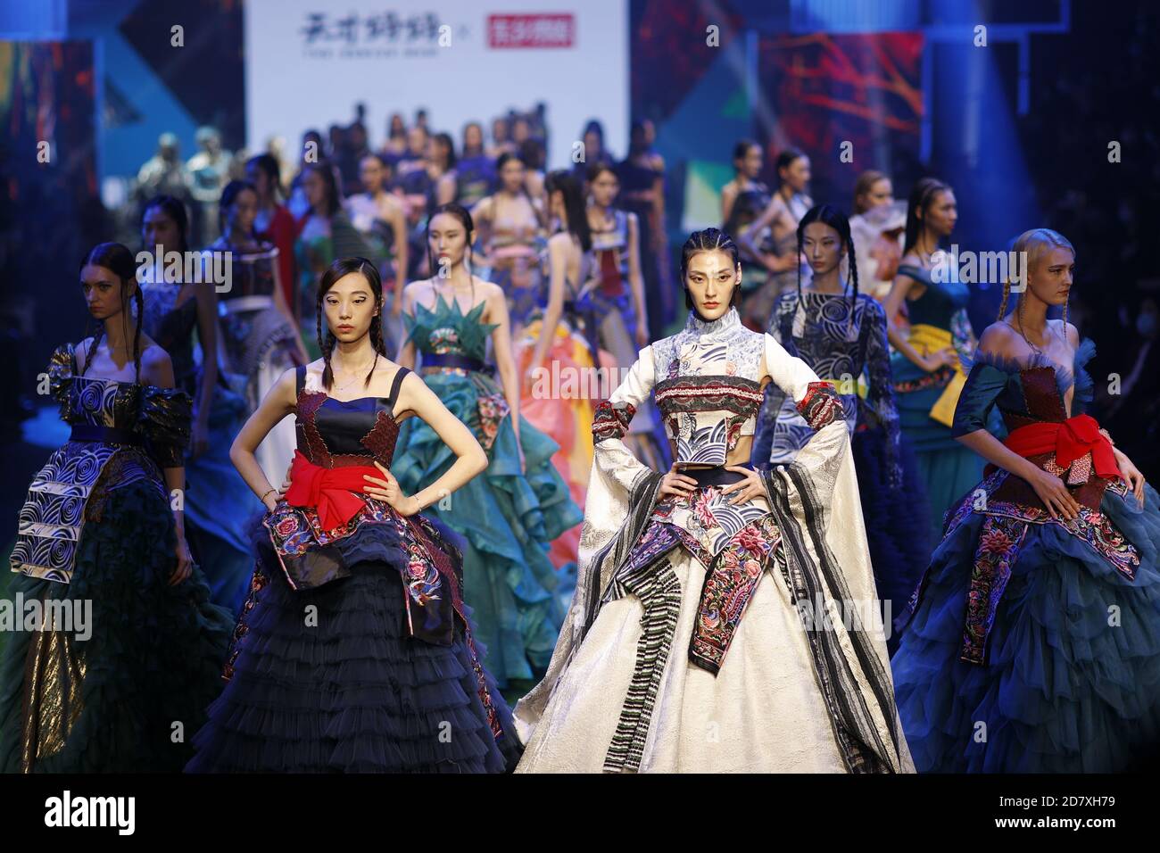 Beijing, China. 25th Oct, 2020. The Mark Cheung charity fashion show in ...