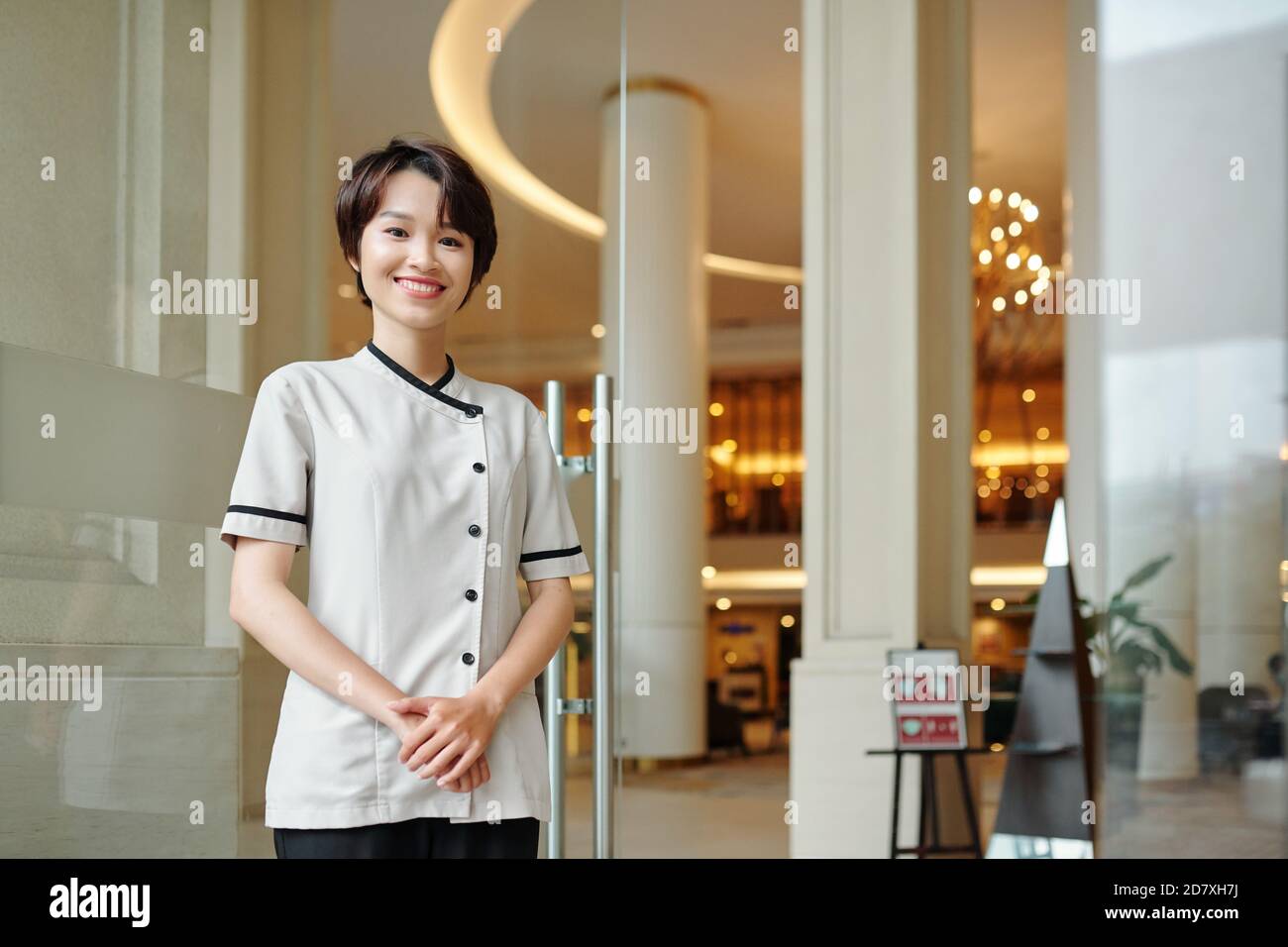 Asian hotel manager hi-res stock photography and images - Alamy