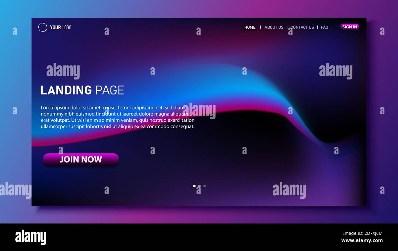 Computer page layout Stock Vector Images - Alamy