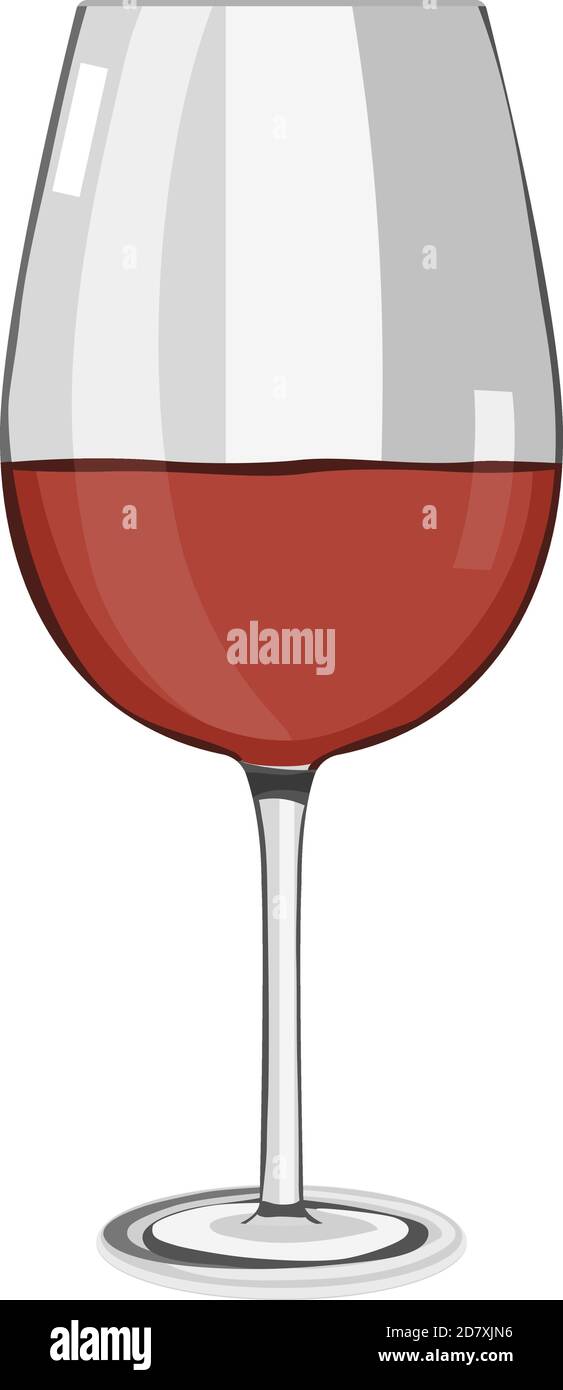 Realistic wine glass on Stock Vector Images - Alamy