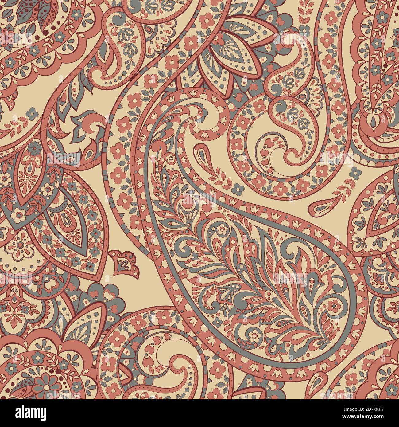 Paisley colorful ornament. Vector illustration Stock Vector Image & Art ...