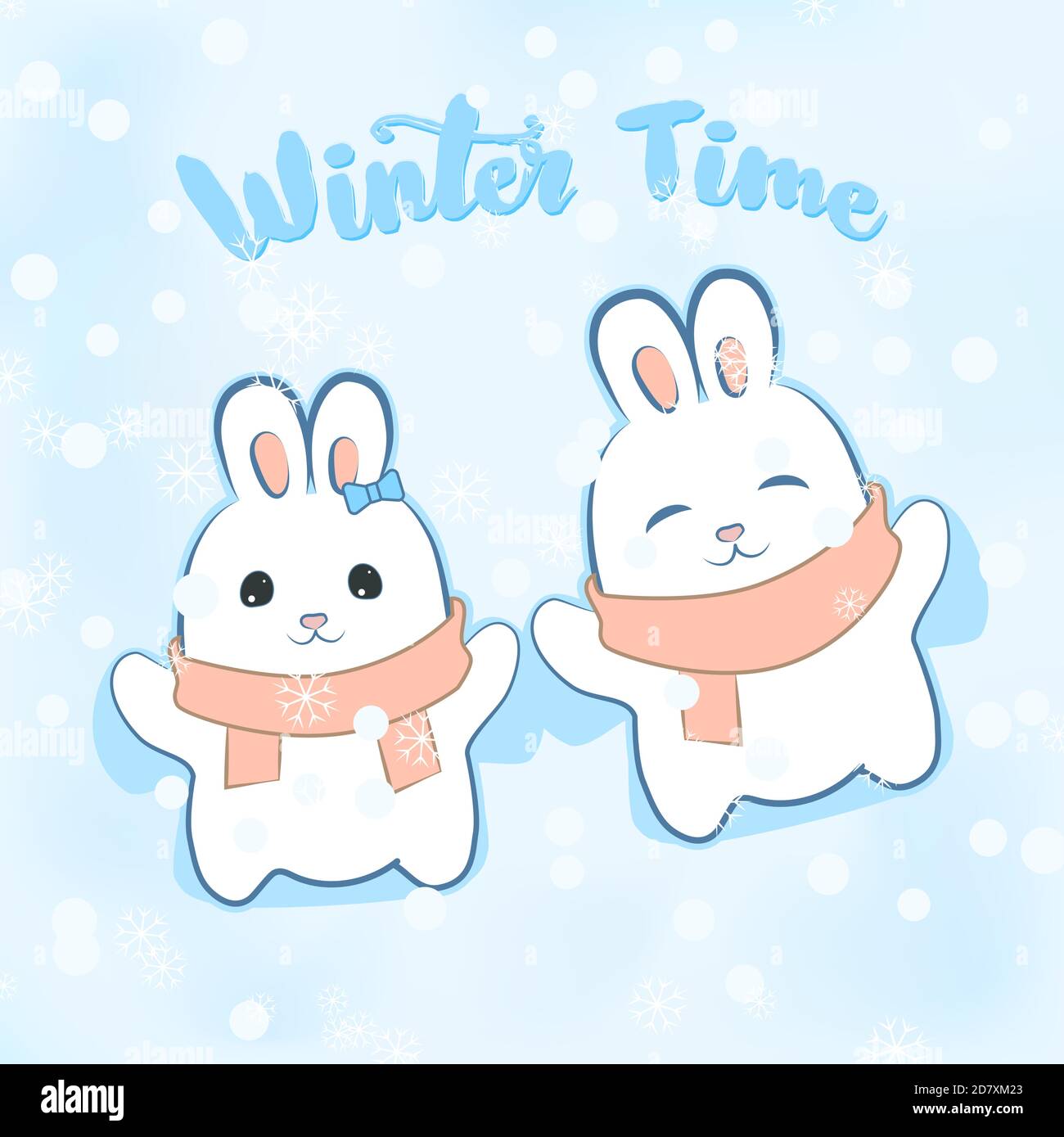 Illustration cute boy girl angels Stock Vector Images - Alamy