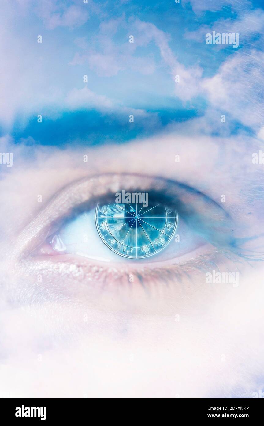 Eye and astrology hi-res stock photography and images - Alamy