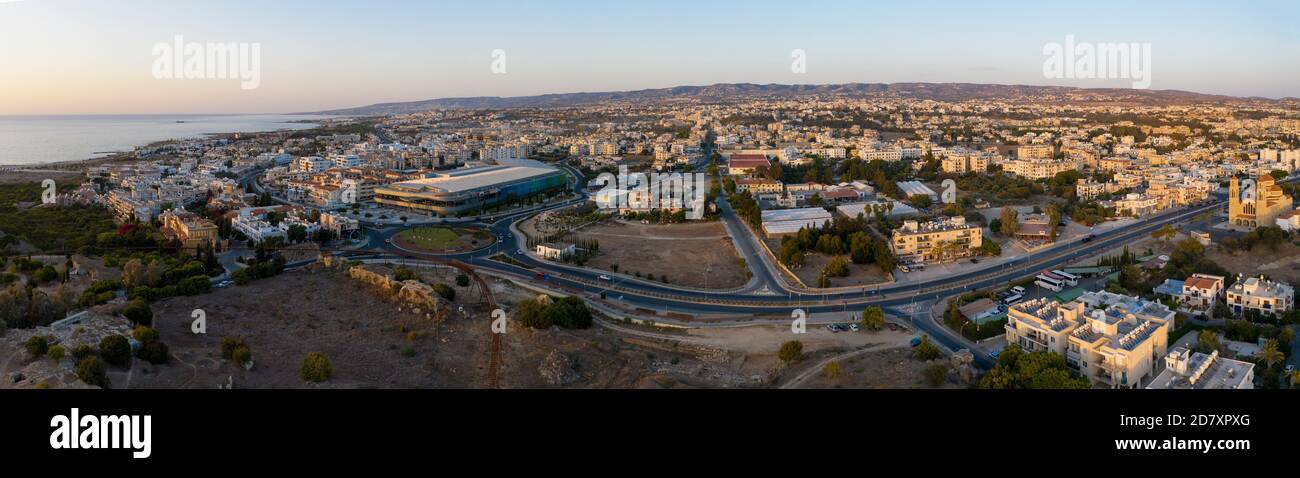 Aerial panoramic view paphos hi-res stock photography and images - Alamy