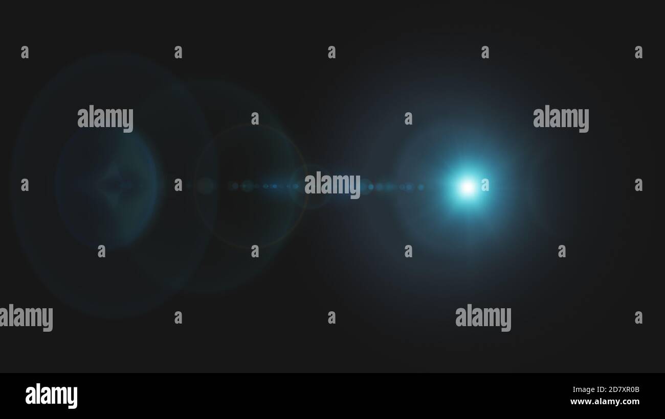 Light lens flare effect Stock Photo - Alamy