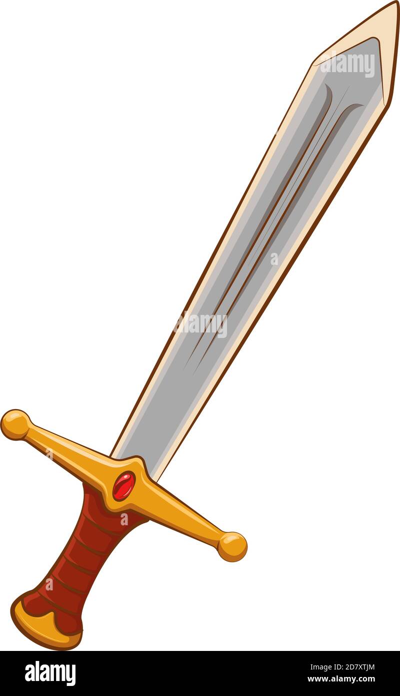 Cartoon game sword Stock Vector Image & Art - Alamy