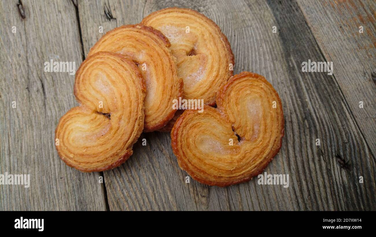 "heart of palm" cookies Stock Photo - Alamy
