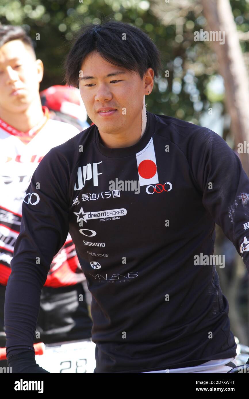 Yoshitaku Nagasako during the 2020 Japan National BMX Championships Men ...