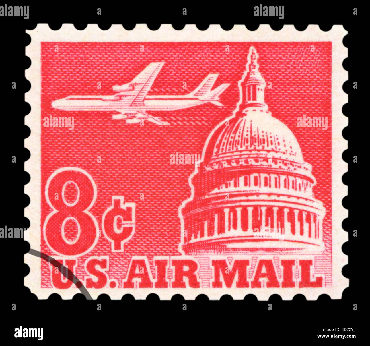 Us postage stamp airmail hi-res stock photography and images - Alamy