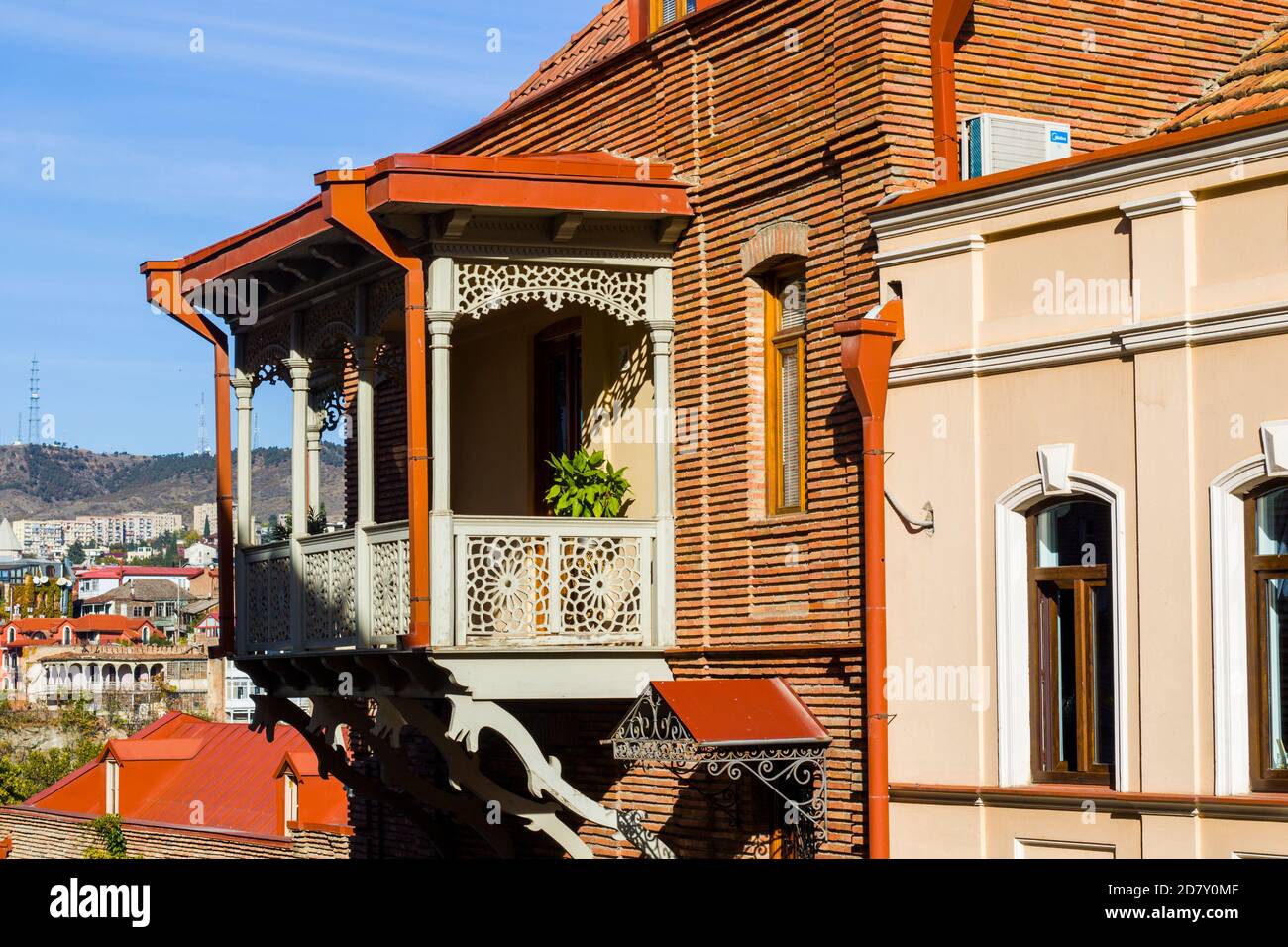 Tbilisi, Georgia - October 25, 2020: Old town view of Tbilisi ...