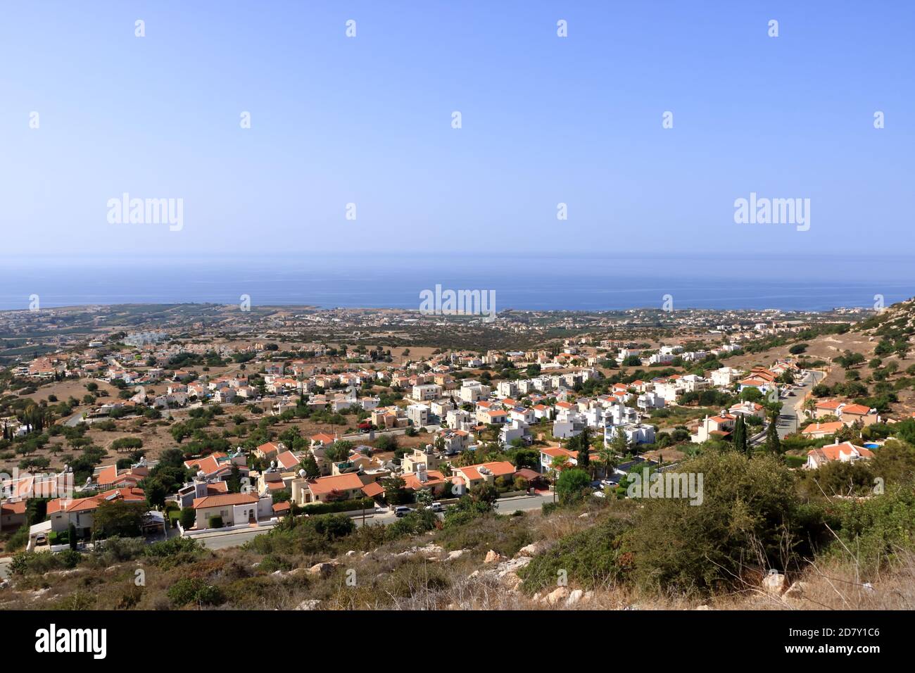 Pafos city aerial view hi-res stock photography and images - Alamy