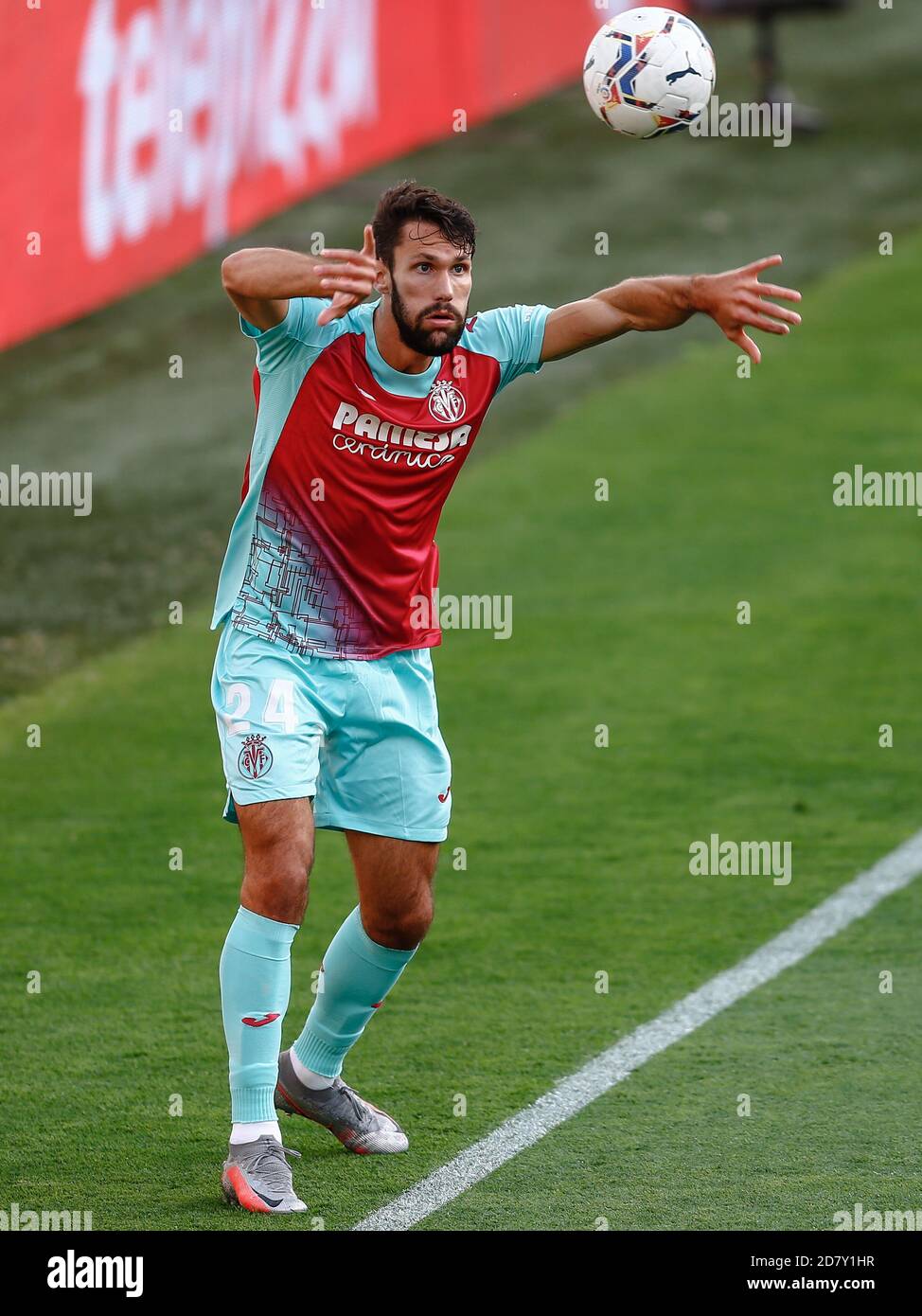 Alfonso Pedraza of Villarreal CF during the La Liga match between FC ...