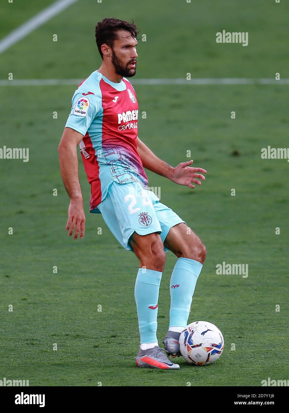 Alfonso Pedraza of Villarreal CF during the La Liga match between FC ...