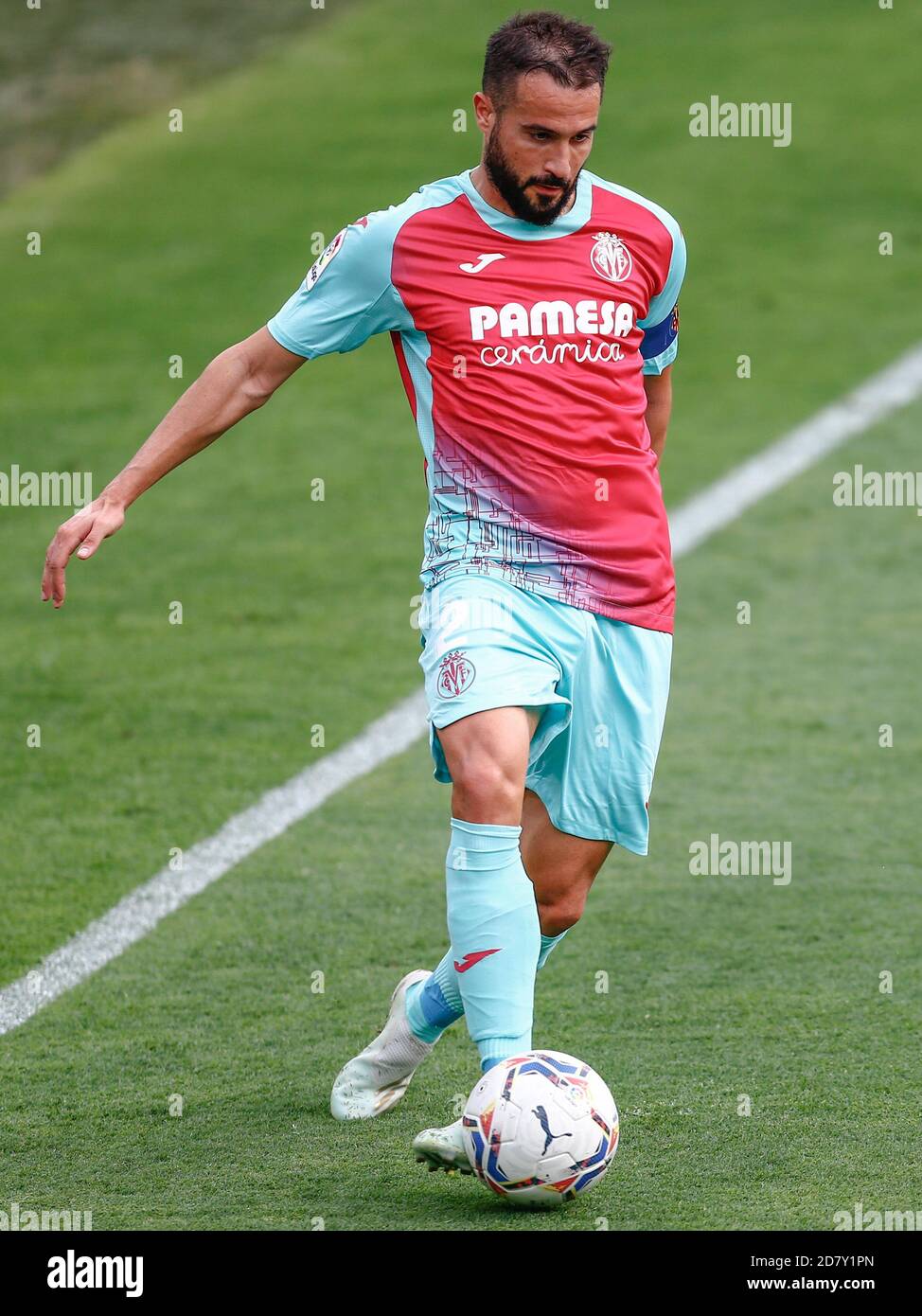 Mario Gaspar of Villarreal CF during the La Liga match between FC Cadiz ...