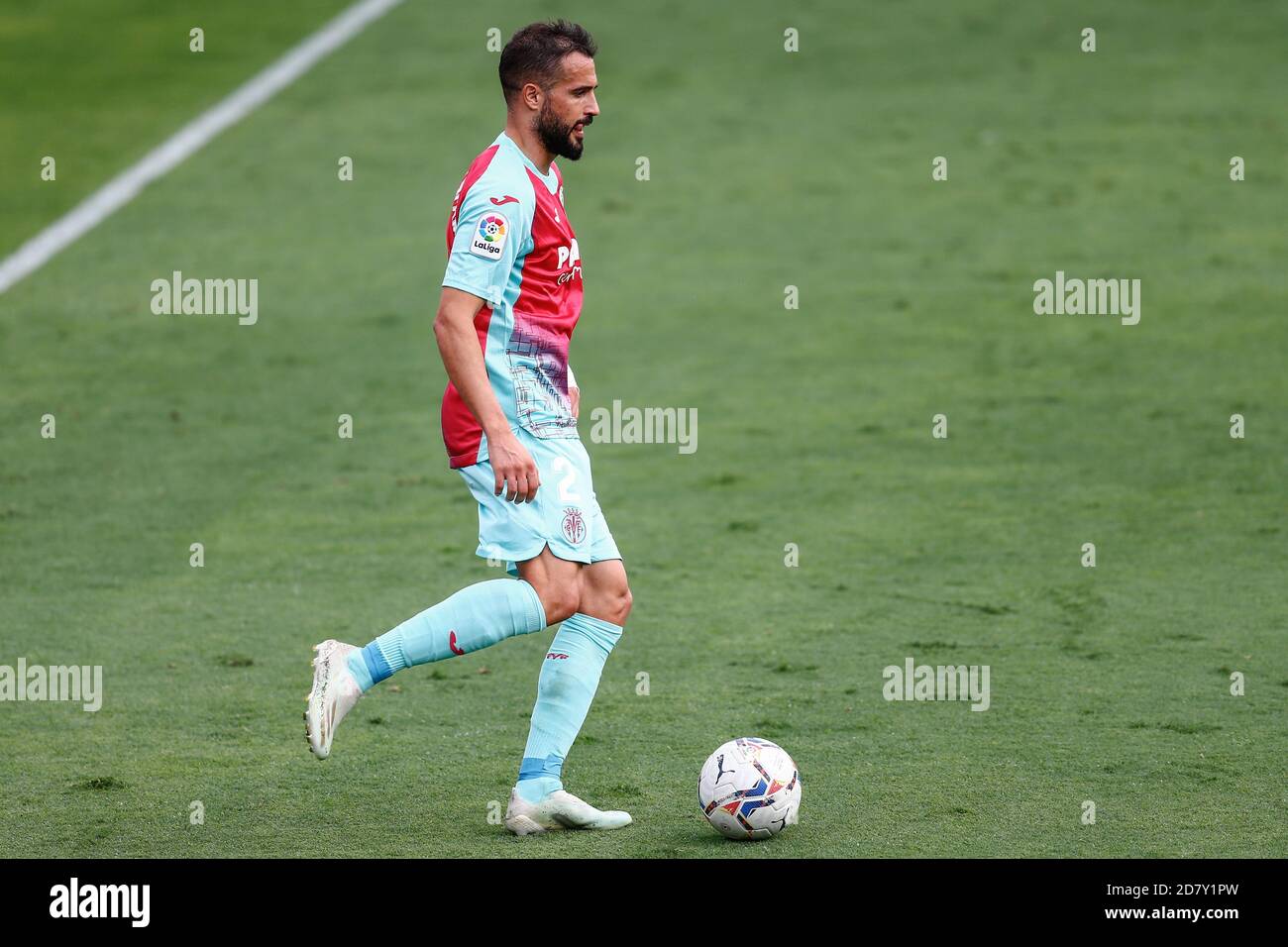 Mario Gaspar of Villarreal CF during the La Liga match between FC Cadiz ...