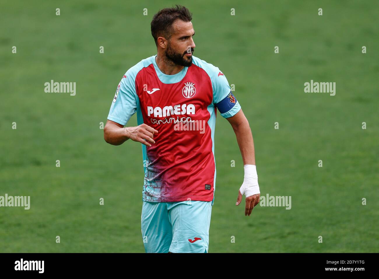Mario Gaspar of Villarreal CF during the La Liga match between FC Cadiz ...