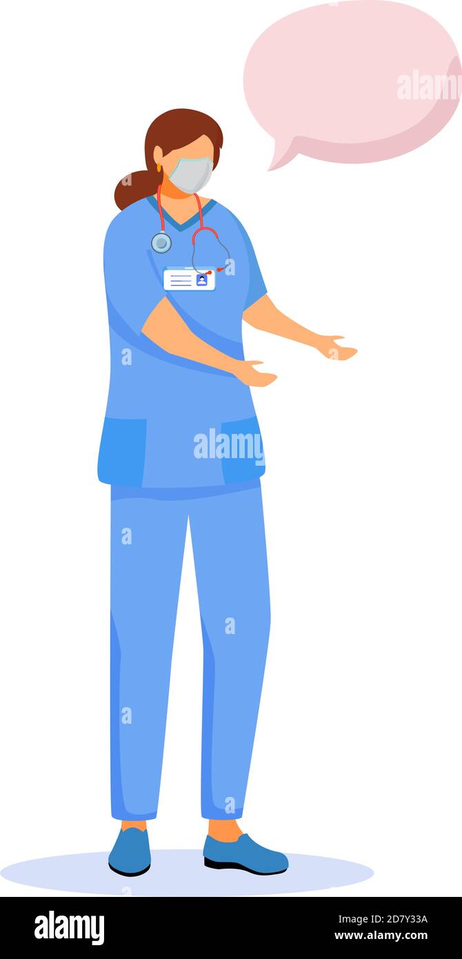 Nurse flat color vector faceless character Stock Vector Image & Art - Alamy