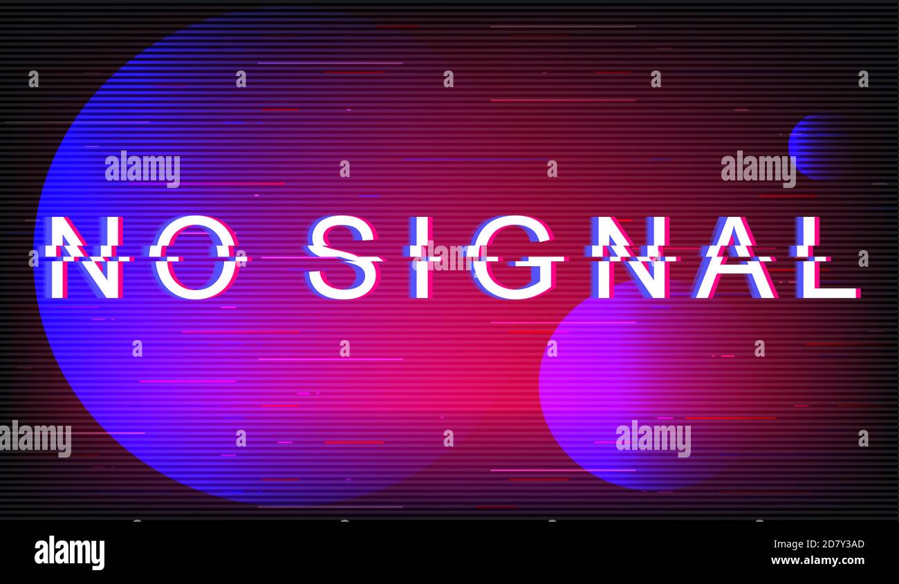 Old broken neon sign Stock Vector Images - Alamy