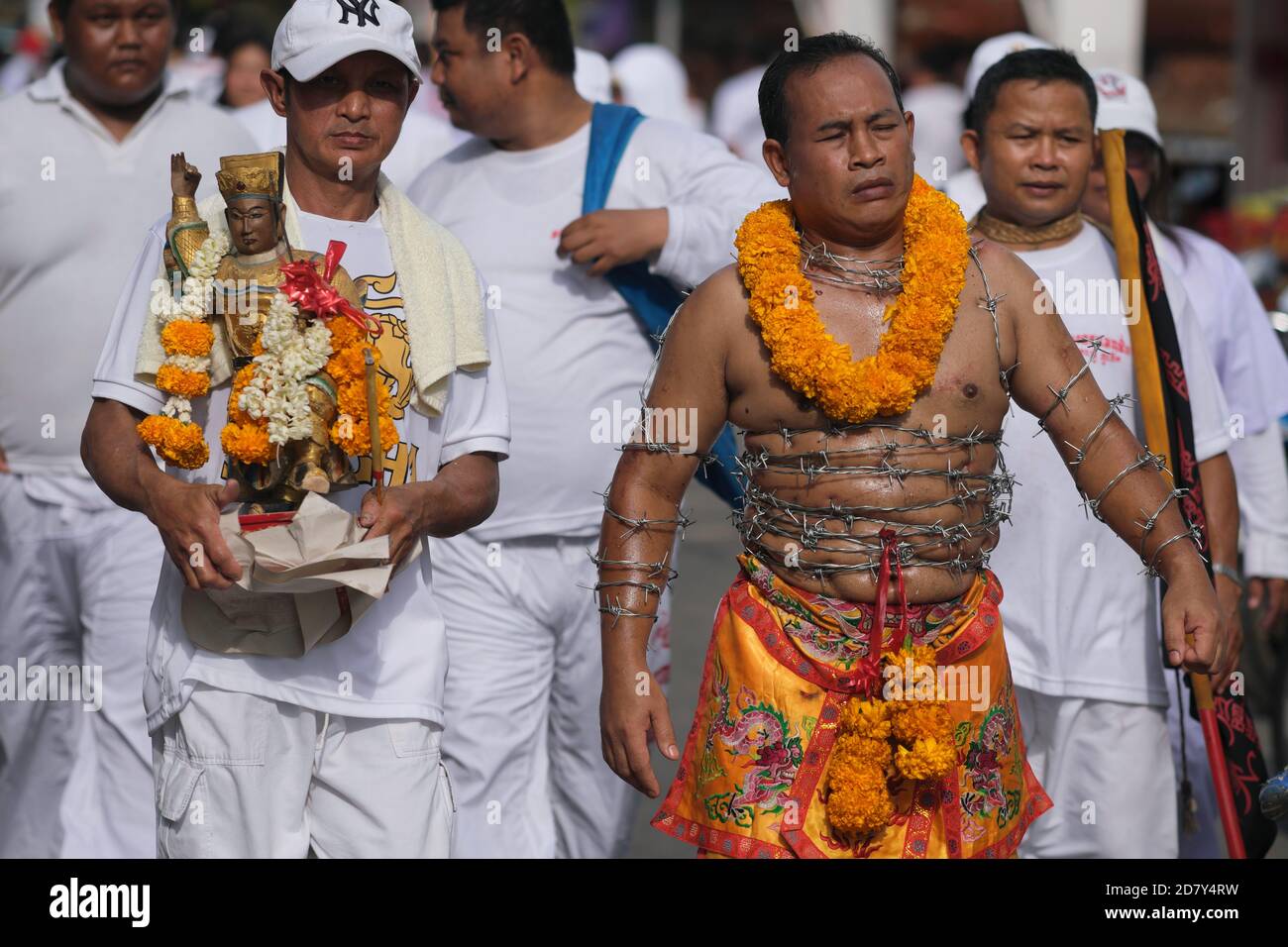A procession during the Vegetarian Festival (Nine Emperor Gods Festival ...