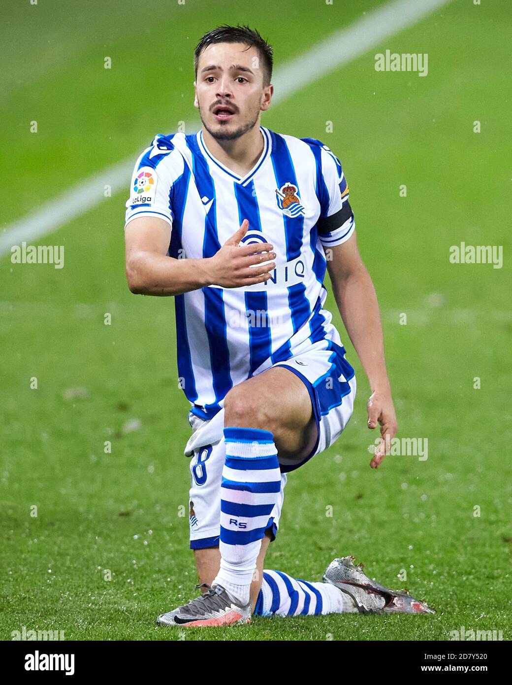 Andoni Gorosabel of Real Sociedad during the La Liga match between Real ...