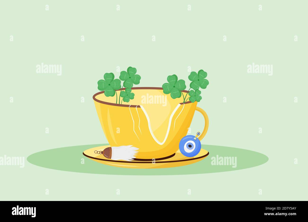 Good fortune flat concept vector illustration Stock Vector Image & Art ...