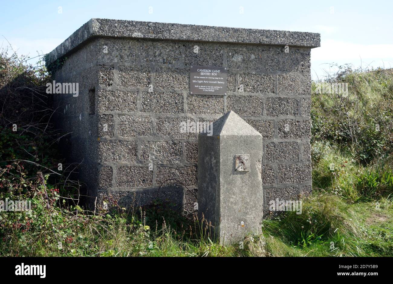 Cameron Army Training Camp 10th Light Anti-Aircraft Battery Sentry Post ...