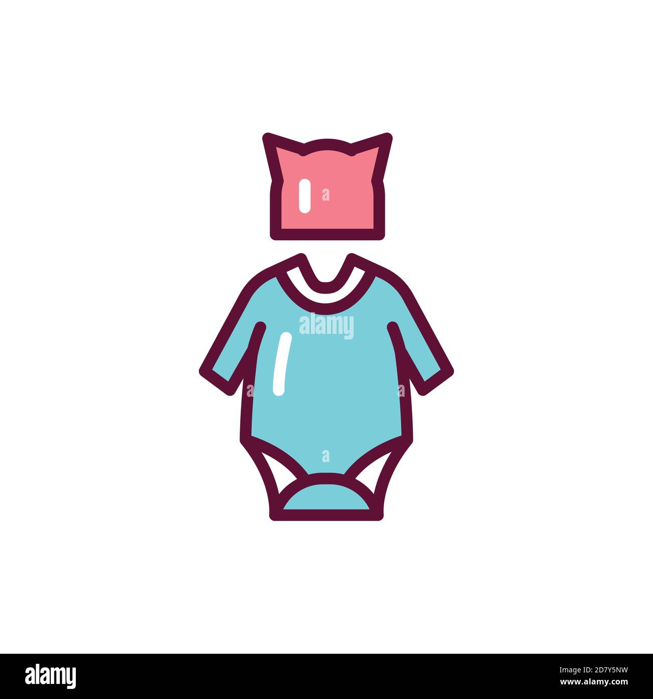 Baby cap template Cut Out Stock Images & Pictures - Alamy