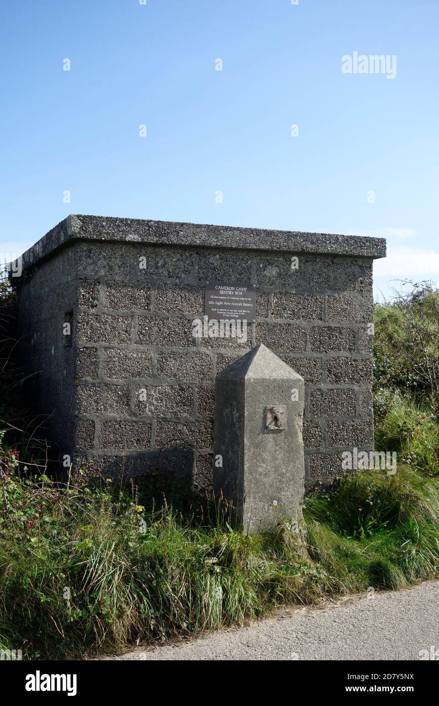 Cameron Army Training Camp 10th Light Anti-Aircraft Battery Sentry Post ...