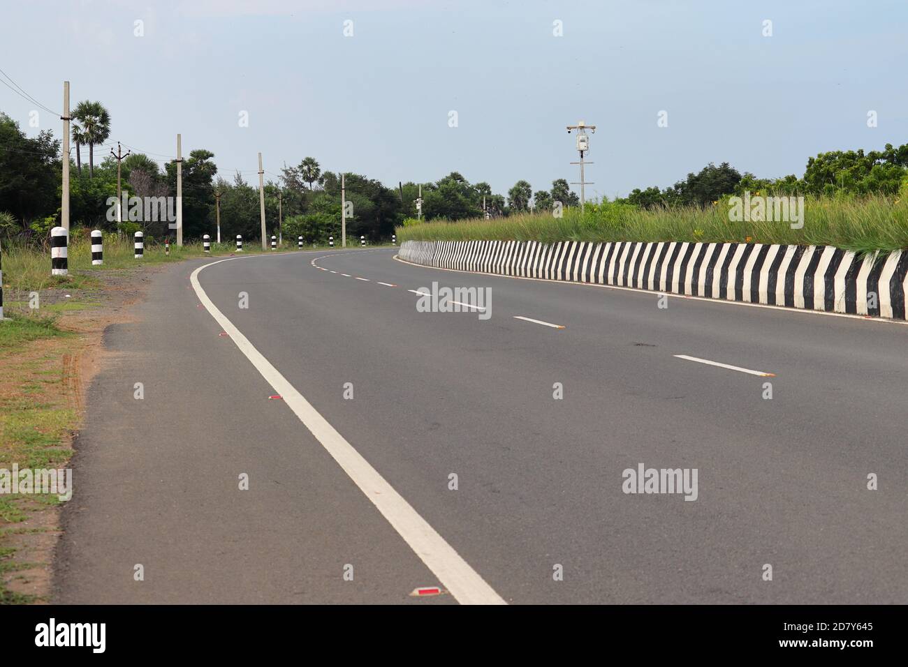 landscape photo of carve highway road, India Stock Photo - Alamy