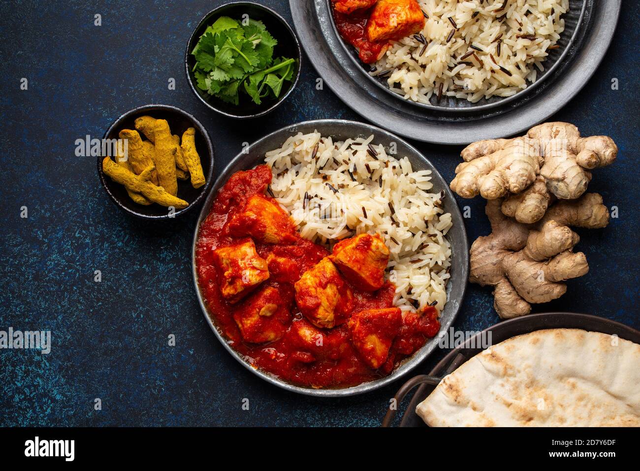 Indian chicken tikka masala curry Stock Photo - Alamy