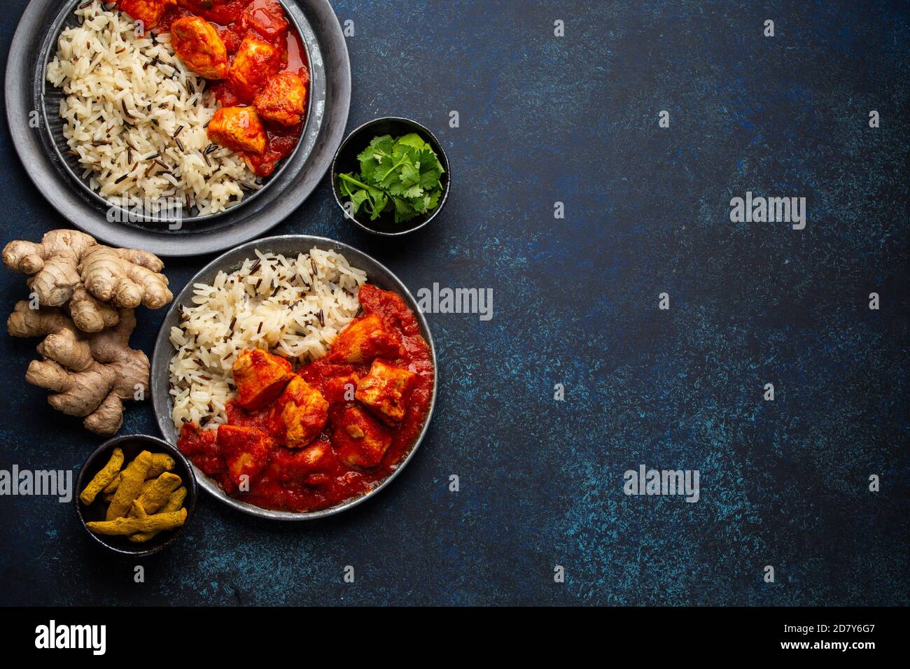 Indian chicken tikka masala curry Stock Photo - Alamy