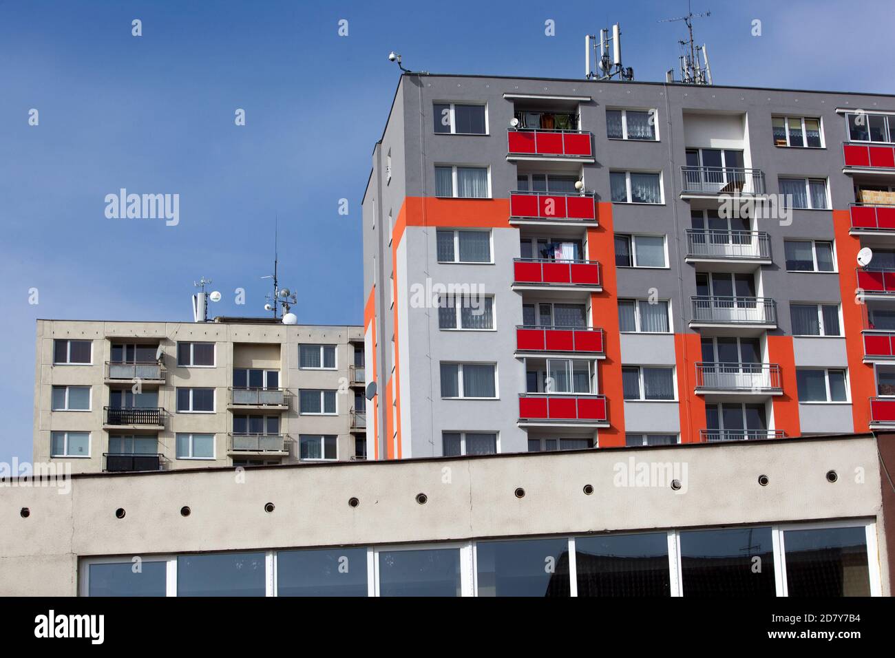 Typical Czech Republic housing estate building from the 80s Flats in ...