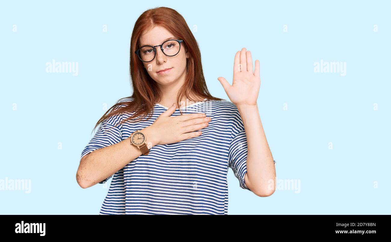 Teen hand promise hi-res stock photography and images - Alamy